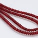 8mm Red Wine Color Quartz Smooth Rondelle Beads, 15 Inch Red Wine ...