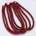 8mm Red Wine Color Quartz Smooth Rondelle Beads, 15 Inch Red Wine ...