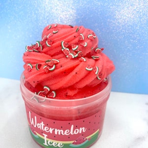 Watermelon Icee Slime: Scented Sensory Dough, Kids ASMR Gift - Etsy