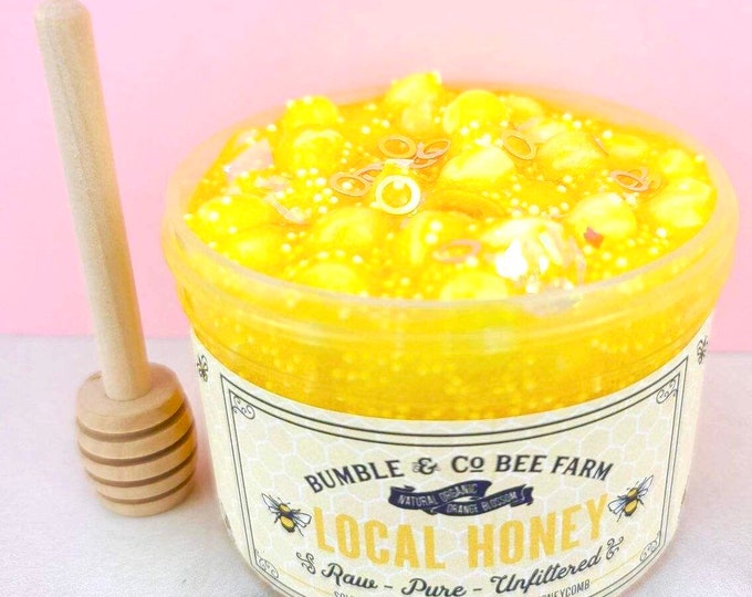 Crunchy Slime ,honey Bee Lemon Drop Slime Bumble & Co Bee Farm Scented ...