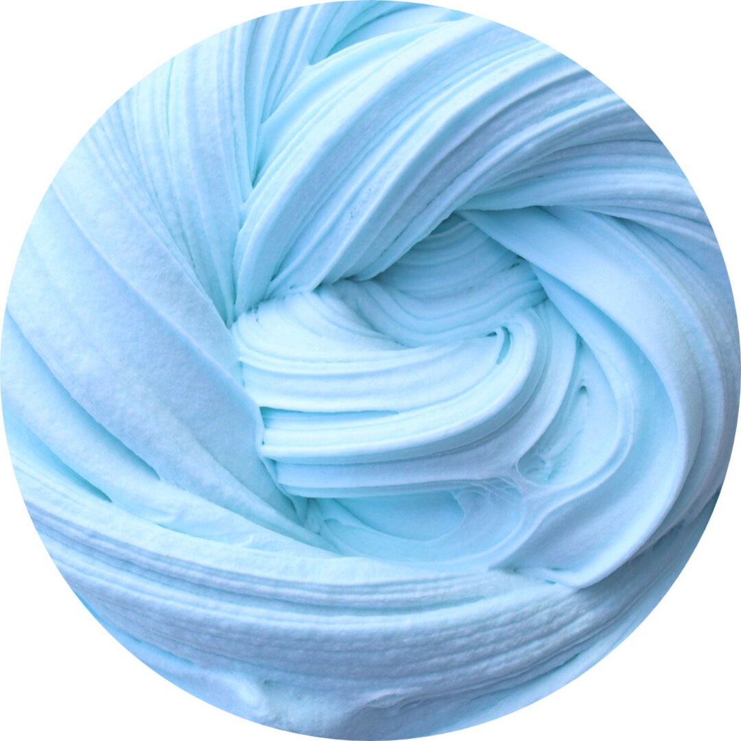 Blue Butter Slime Cotton Candy, Fluffy Aromatherapy/ Razberryslimeco ...