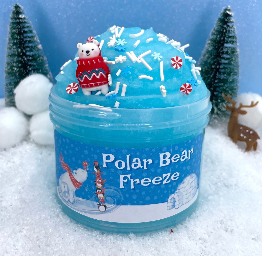 Polar Bear Freeze Ice Slime Christmas Slime Scented Slime - Etsy UK