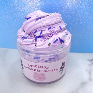 Lucious Lavender Butter Slime, Slime Shop, Scented Slime ,girl, Boy ...