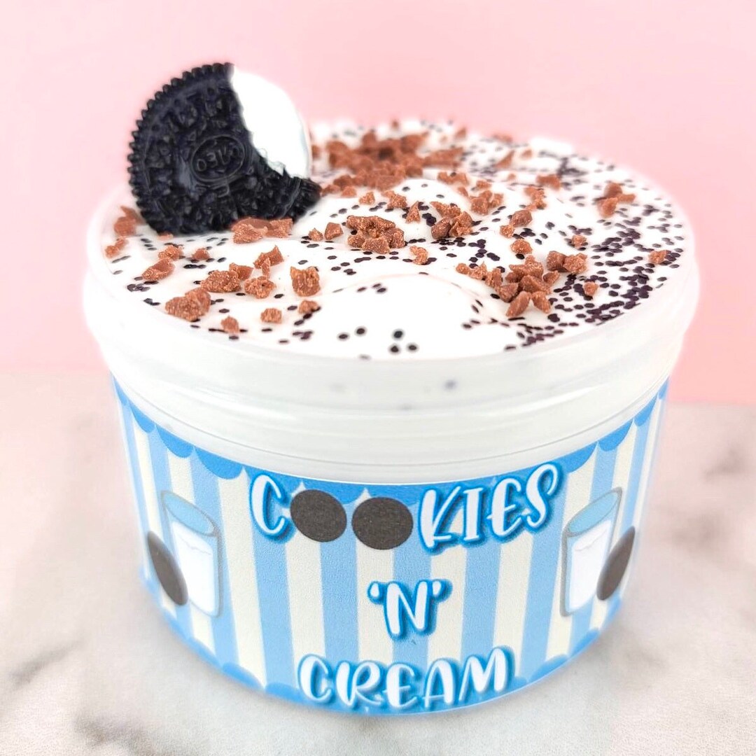 Cookies 'N' Cream ~ Butter Slime ~ Scented Slime~ Slime With Charms ...