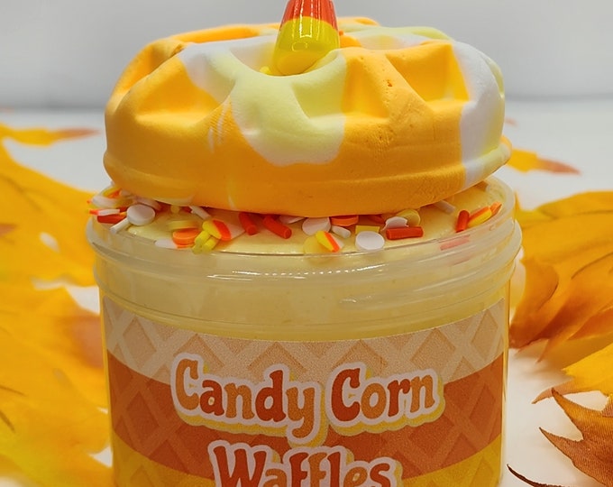 DIY Clay Candy Corn Waffles Butter Slay Slime Shop Scented Slime ...