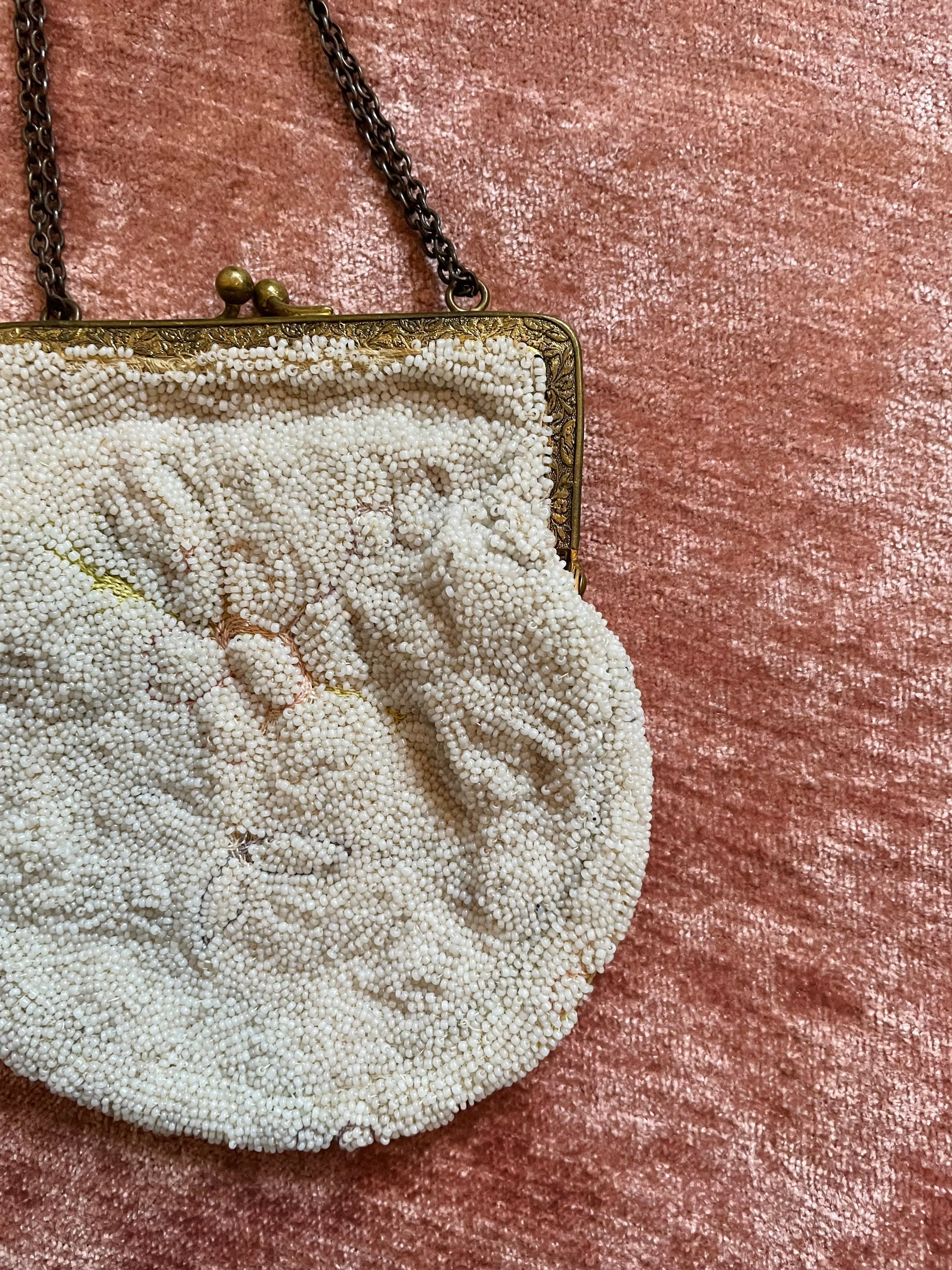 1920s Antique Vintage Fully Beaded and Embroidered Pochette - Etsy