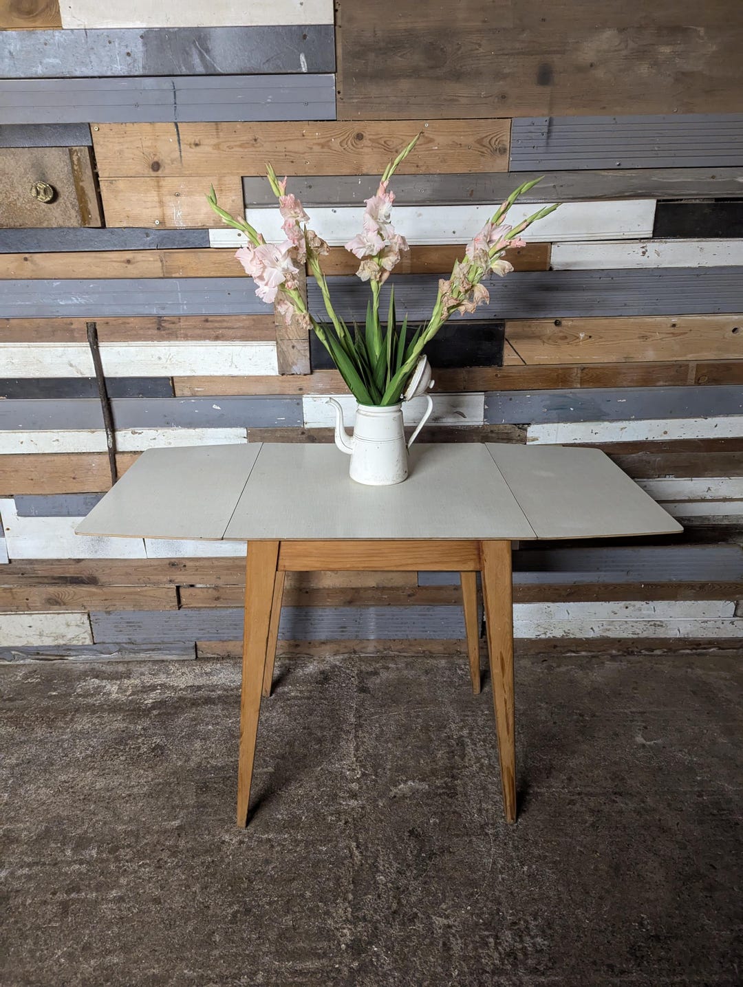 Vintage Retro Mid Century 1960's Melamine Formica Drop Leaf Kitsch ...