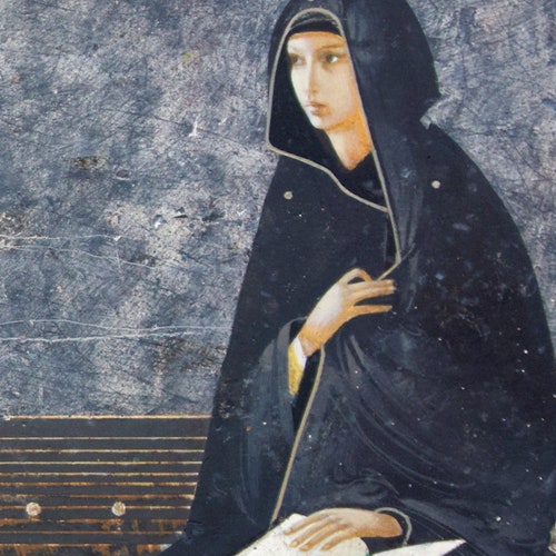 Sophia the Wisdom of God Original Print on Natural Canvas and - Etsy