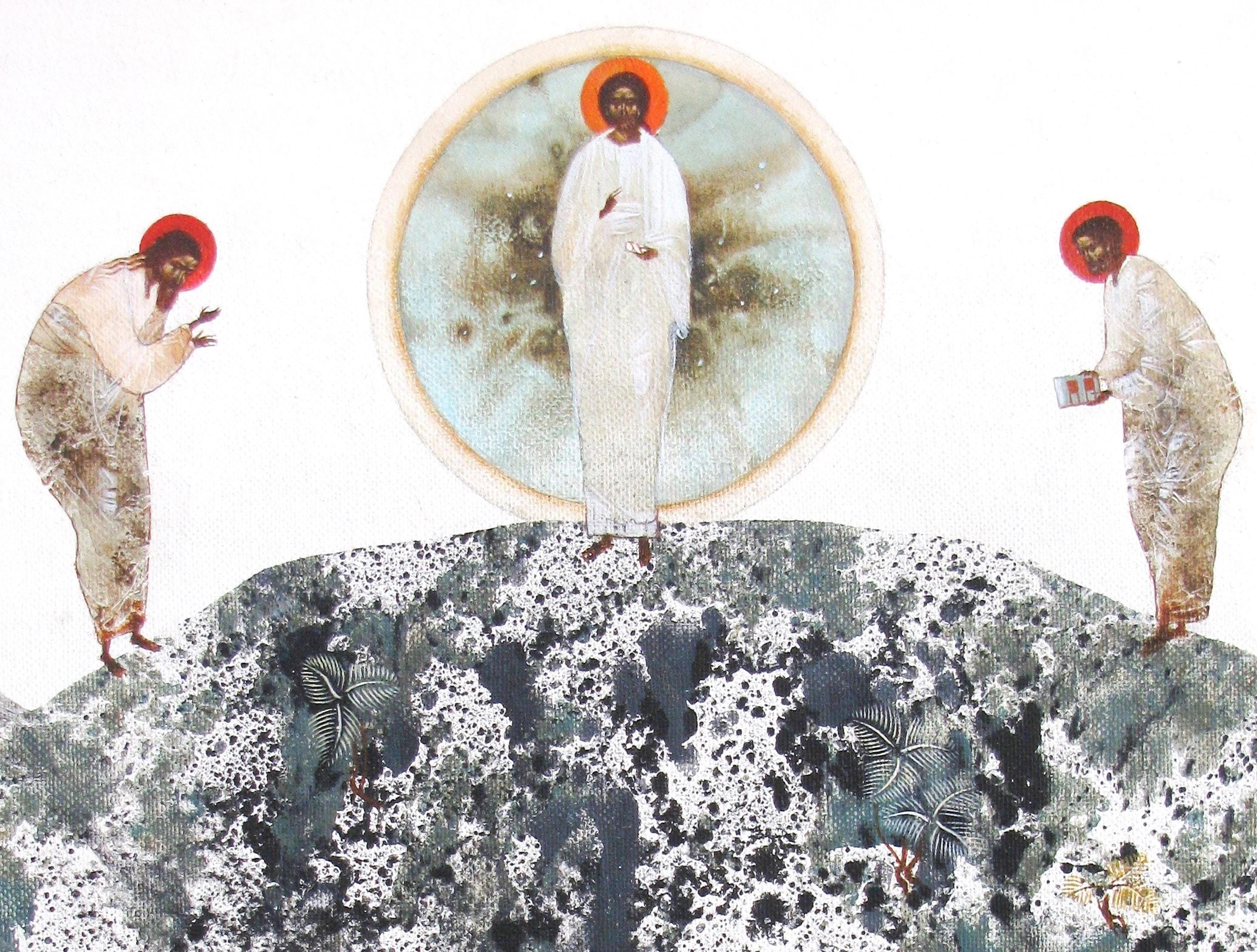 Transfiguration, Giclée Art Print on Canvas of Modern Icon by Ivanka ...