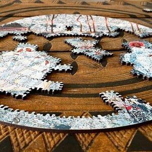 Appearance of Christ, Original Wooden Jigsaw Puzzle of Modern Icon ...