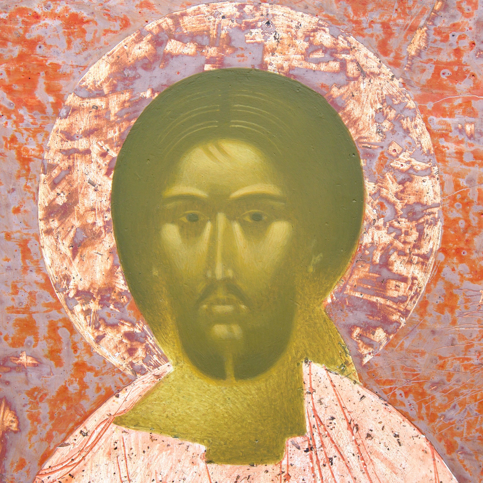 Christ Original Print on Natural Canvas and Stretcher of - Etsy