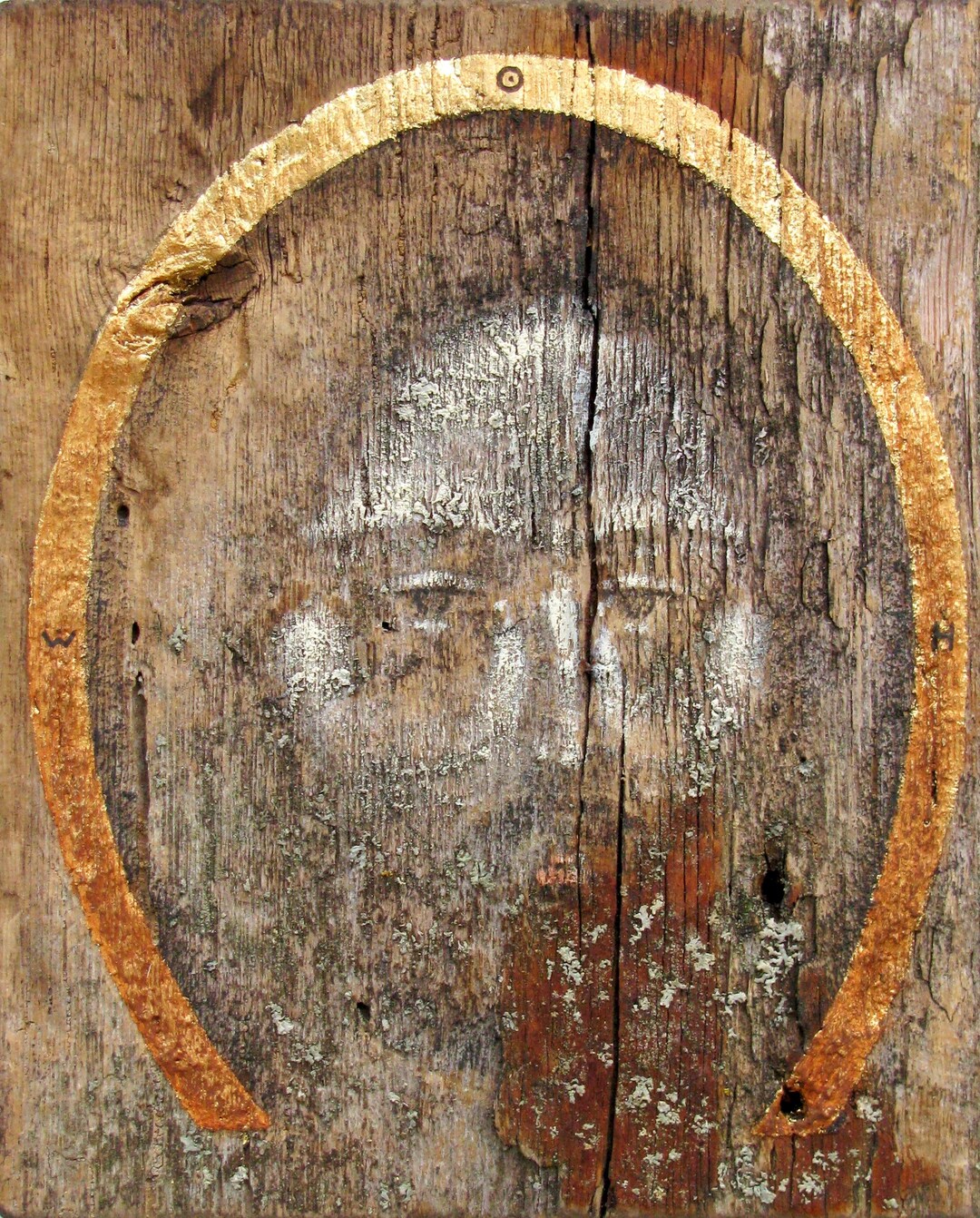 Face of Christ, Original Print on Natural Canvas and Stretcher of ...