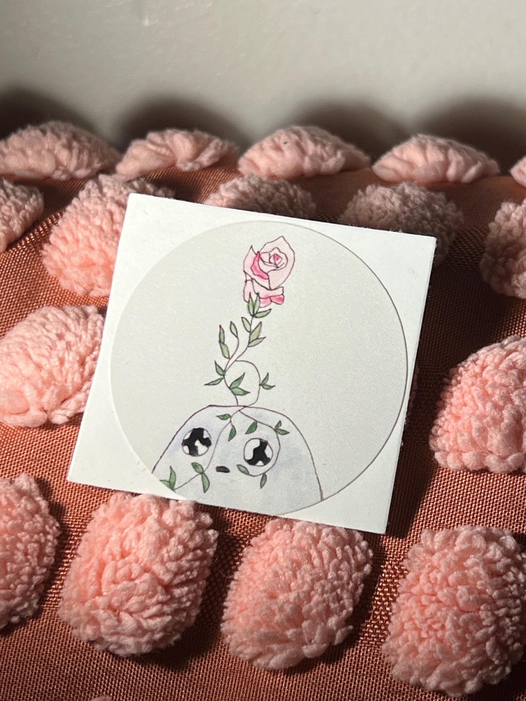 Rose Creature Mini Sticker - Etsy
