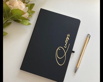 Personalised Notebook and Pen | Etsy UK