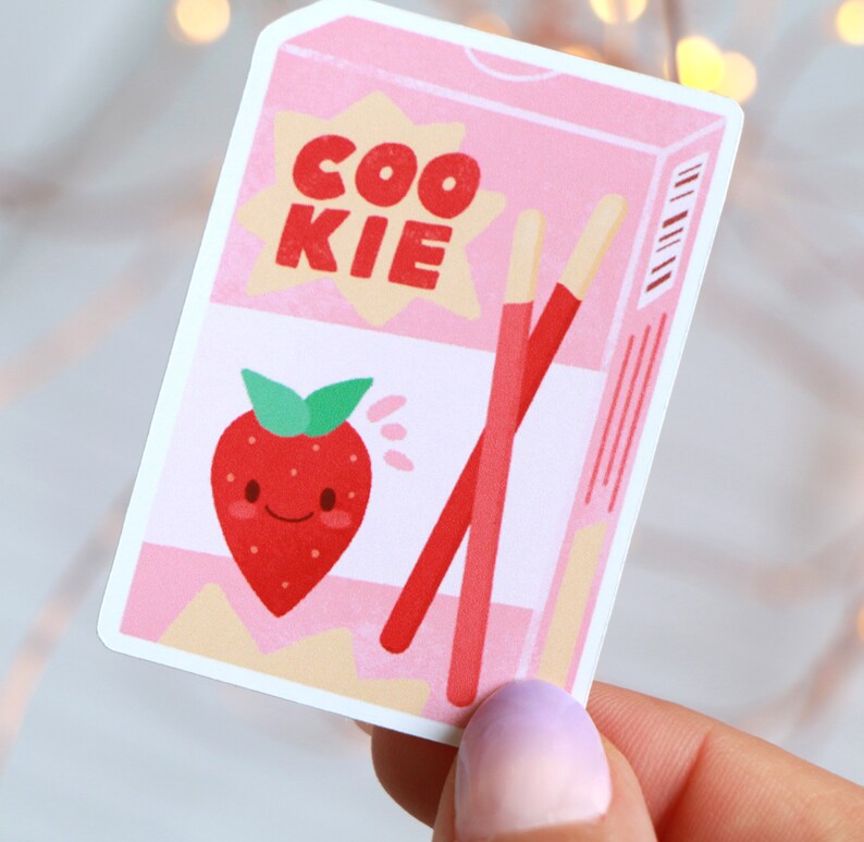 CUTE SNACKS STICKERS 5 Stickers Pack Food Stickers / Cute - Etsy