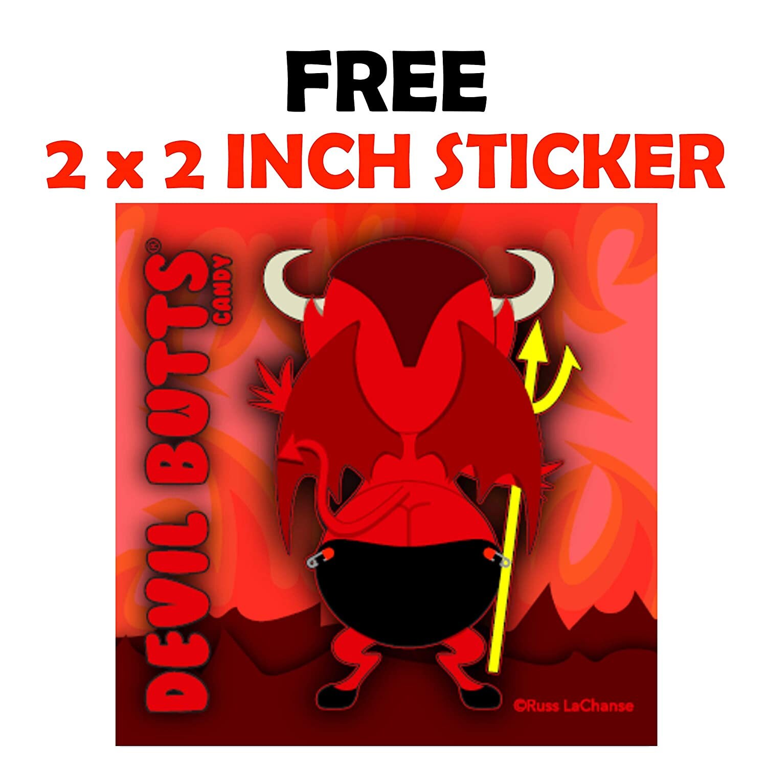 Devil Butts Gummy Cherry Flavored Fruit Disks Funny Unique - Etsy