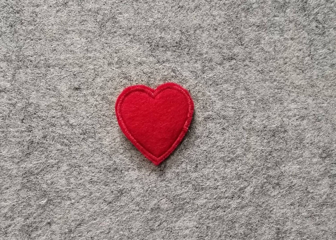 1.5 Inch Tiny Small Heart Patch - Etsy