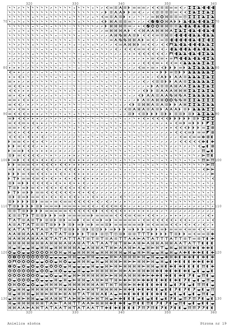 Anielica Słońca licencja CC0 Cross Stitch Pattern Counted Cross Stitch ...