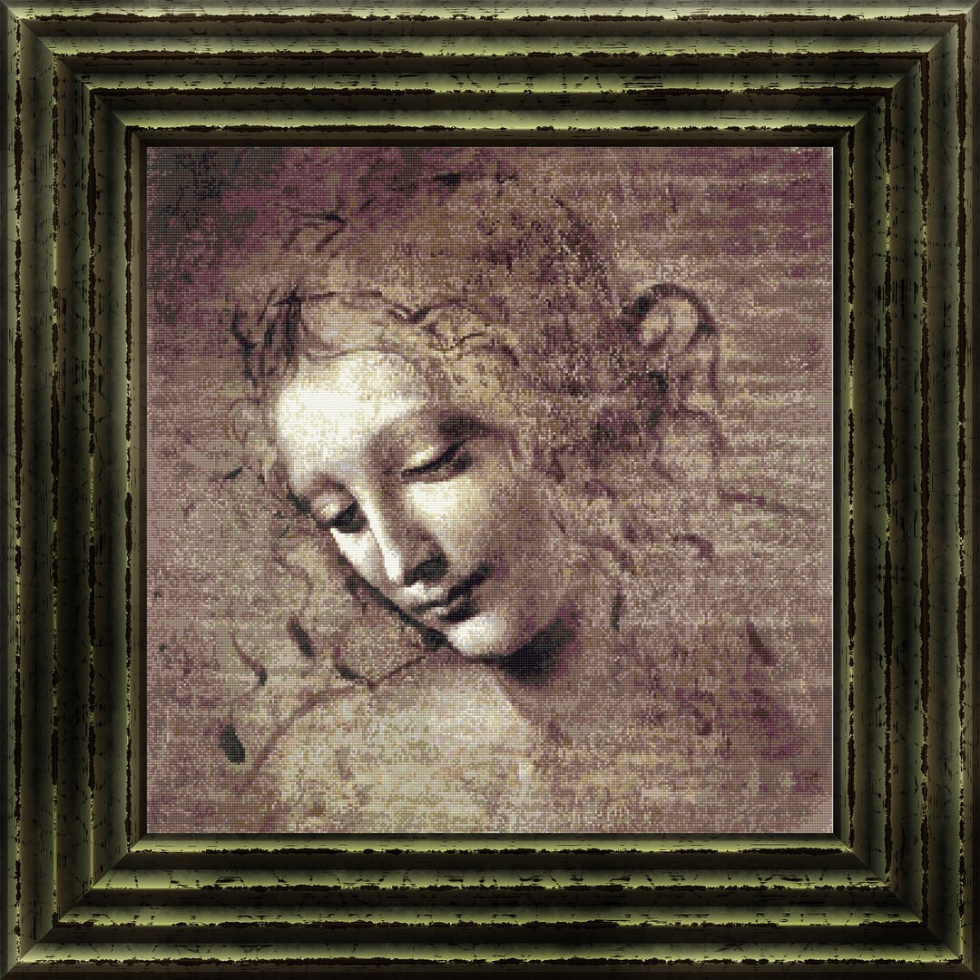 Leda by Da Vinci Cross Stitch Pattern – Printable PDF - Etsy