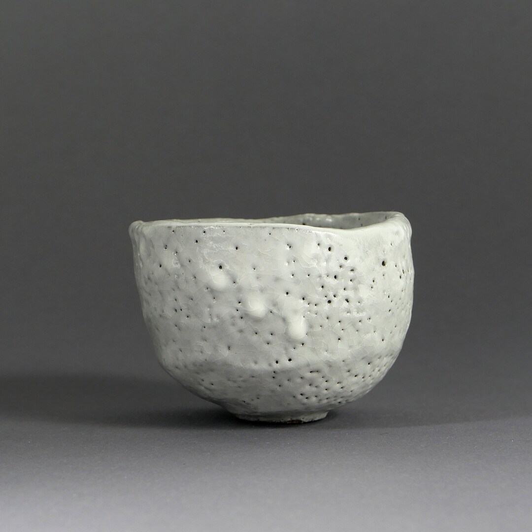 Handmade Tea Bowl With Shino Glaze, 80 Ml // 茶碗 - Etsy