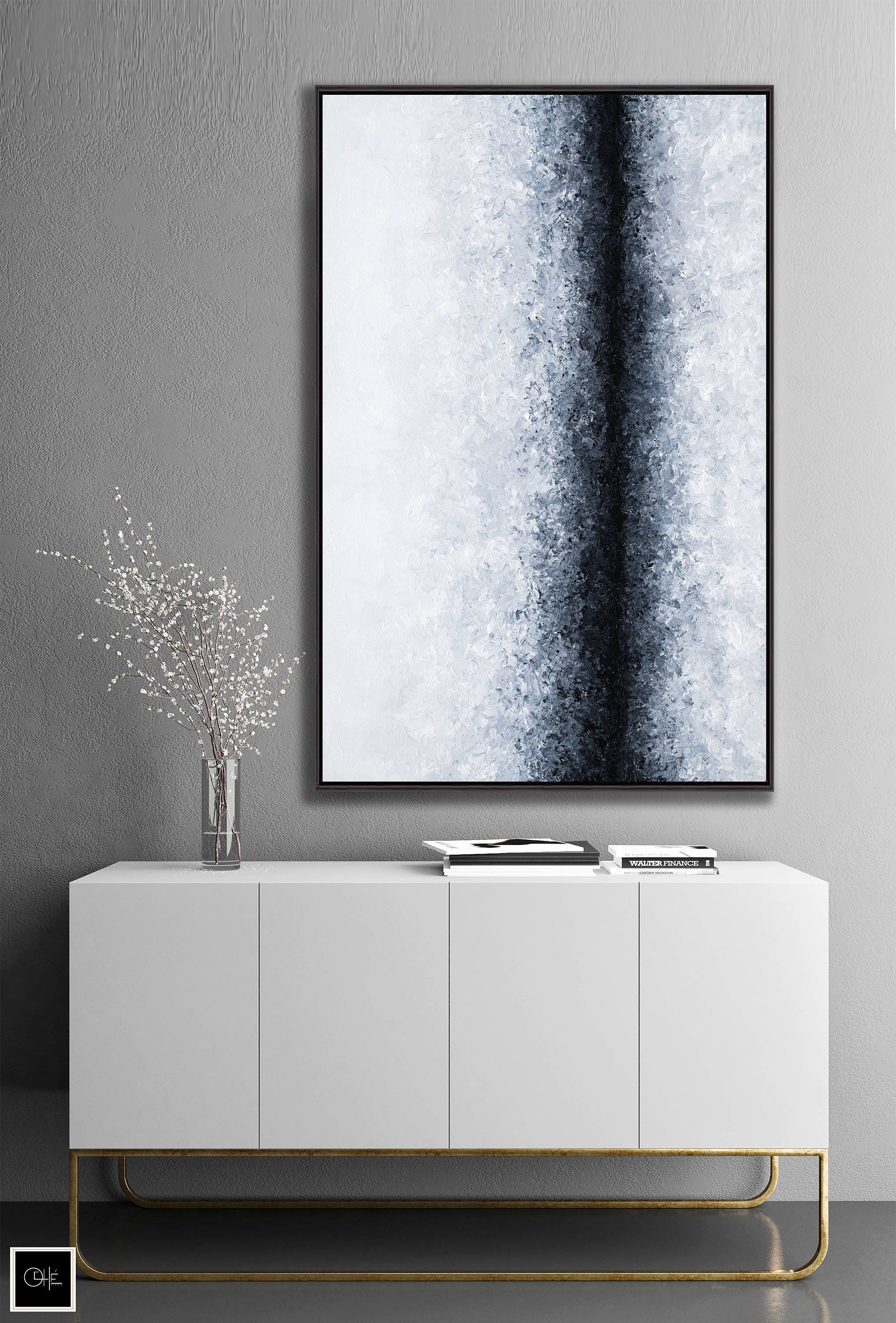 Minimalist Abstract Painting Contemporary Art Original Handmade Artwork ...