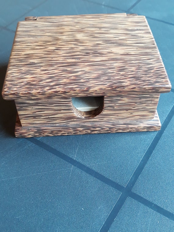 Palm Wood Box Made Entirely by Hand - Etsy
