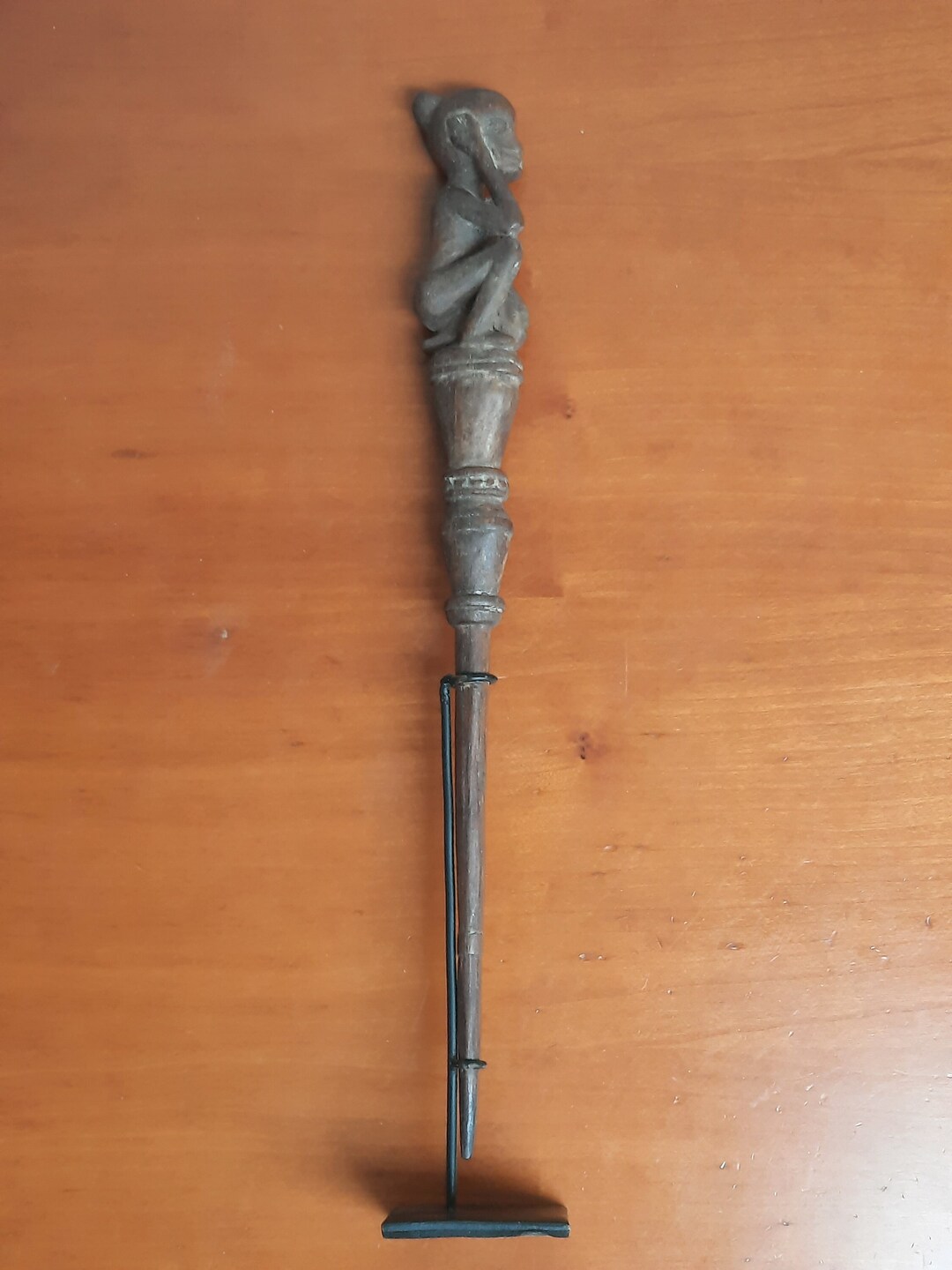 Wooden Sculpture From Borneo Carved Stick Figured Tun Tun - Etsy