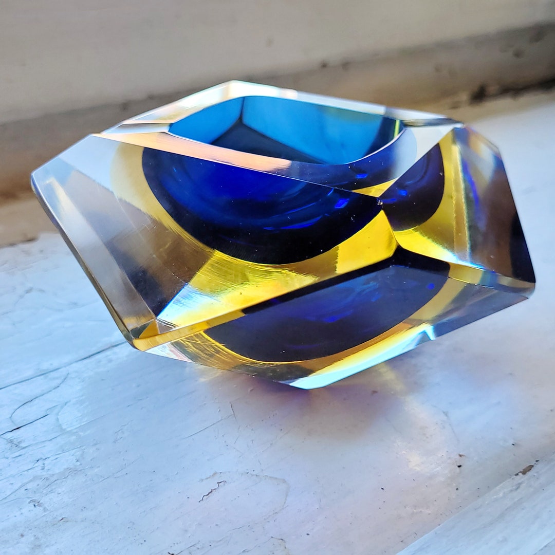 Midcentury Flavio Poli Seguso Bowl or Catcha 1970s Design Italy Murano ...