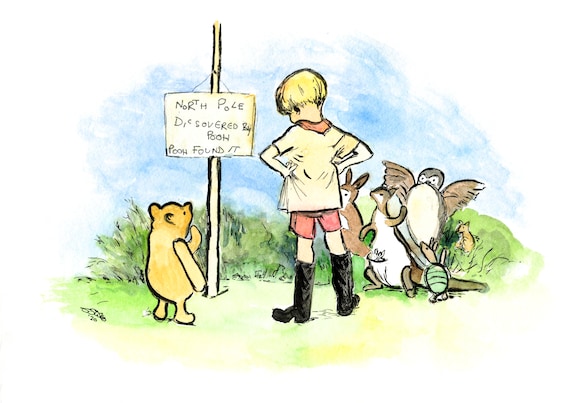 Pooh Bear And Christopher Robin