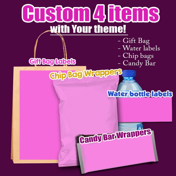 Custom Candy Bags - Etsy