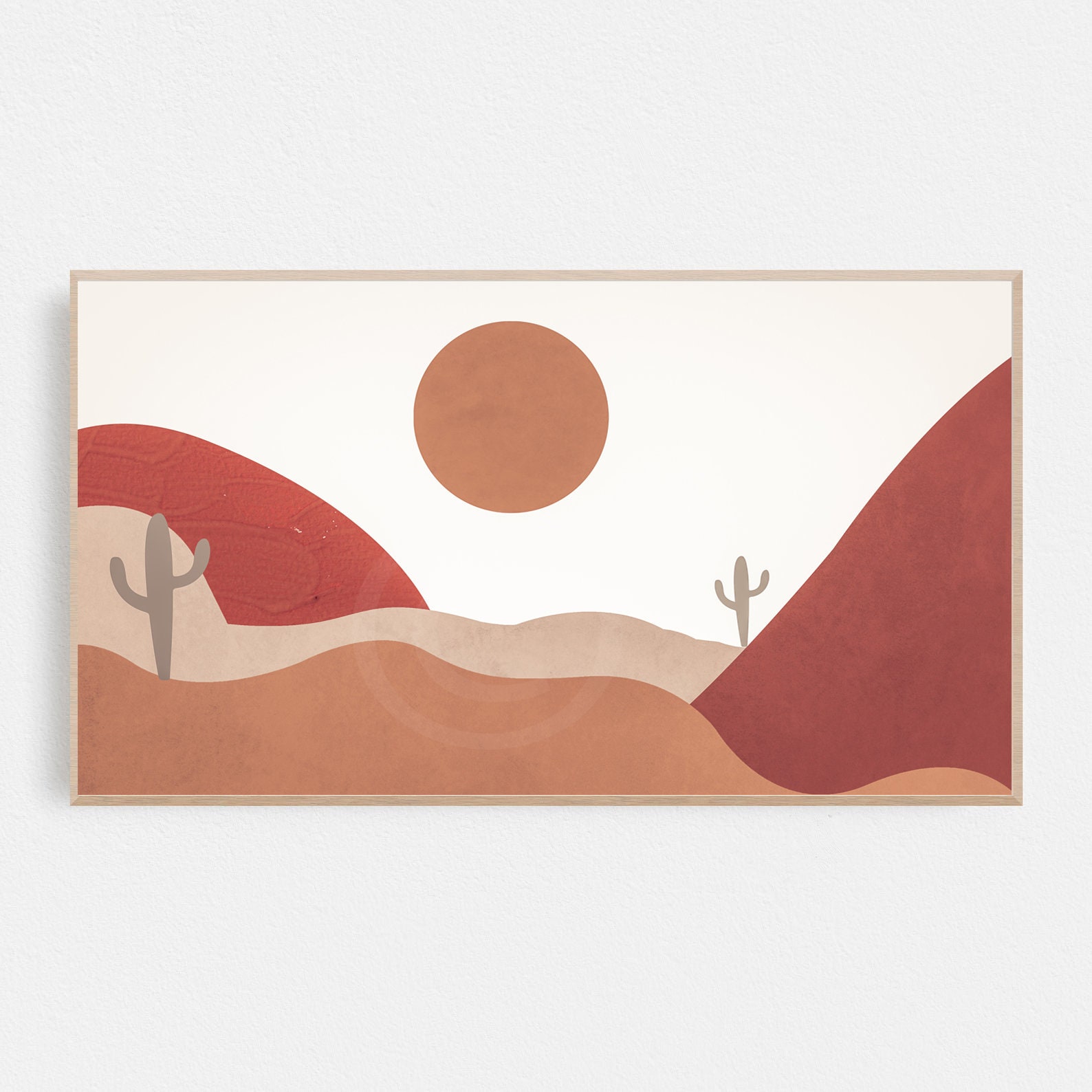 Desert TV Frame Art Desert Art Print Samsung Art Art for - Etsy