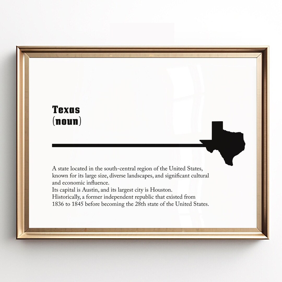 Texas Definition, Texas Geschenk, digitaler Download, Austin Wandkunst ... Texas Definition, Texas Geschenk, digitaler Download, Austin Wandkunst ...