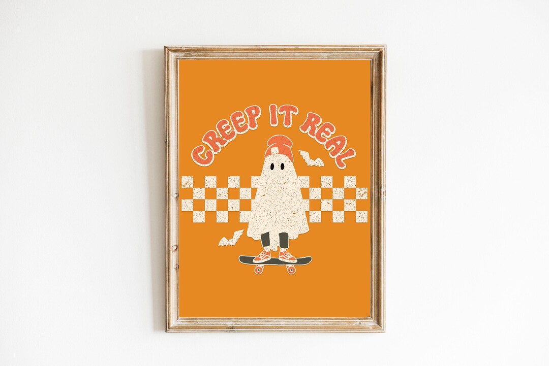 Creep It Real, DIGITAL DOWNLOAD, Bats, Spooky Print, Instant Print ...