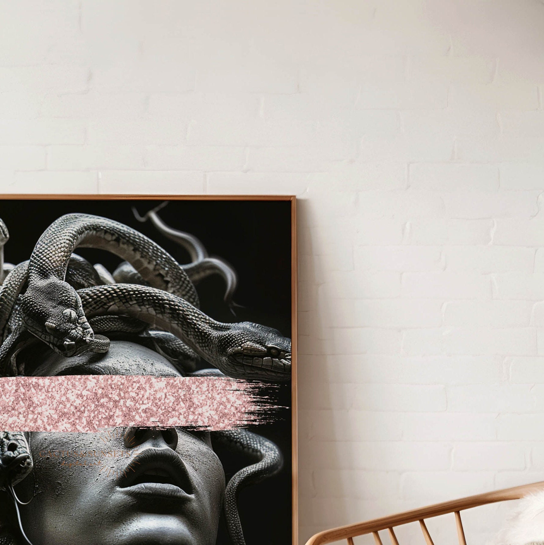 Medusa Wall Art, Medusa Art Print, Gift for Her, Digital Download ...