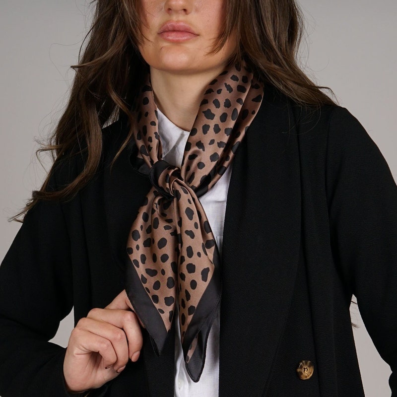 Leopard Print Scarf - Etsy