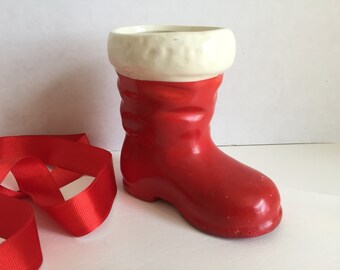 Santa boot | Etsy