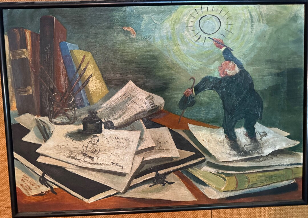 William Gropper Oil Painting - Etsy