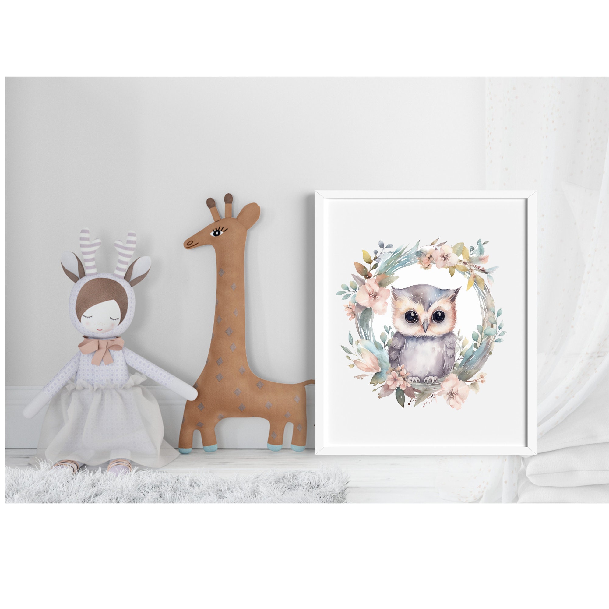 Cute, Happy Baby Owl, PNG Instant Download Sublimation Graphics Owl ...