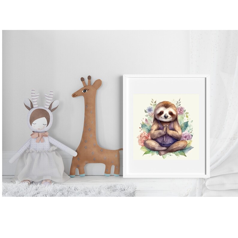 Cute Happy Baby Sloth PNG Instant Download Sublimation - Etsy