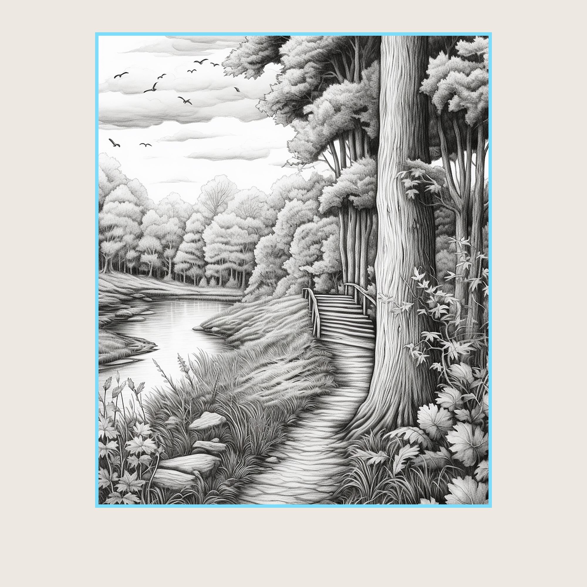 15 Fall Coloring Pages for Adults and Kids, Digital and Instant ...