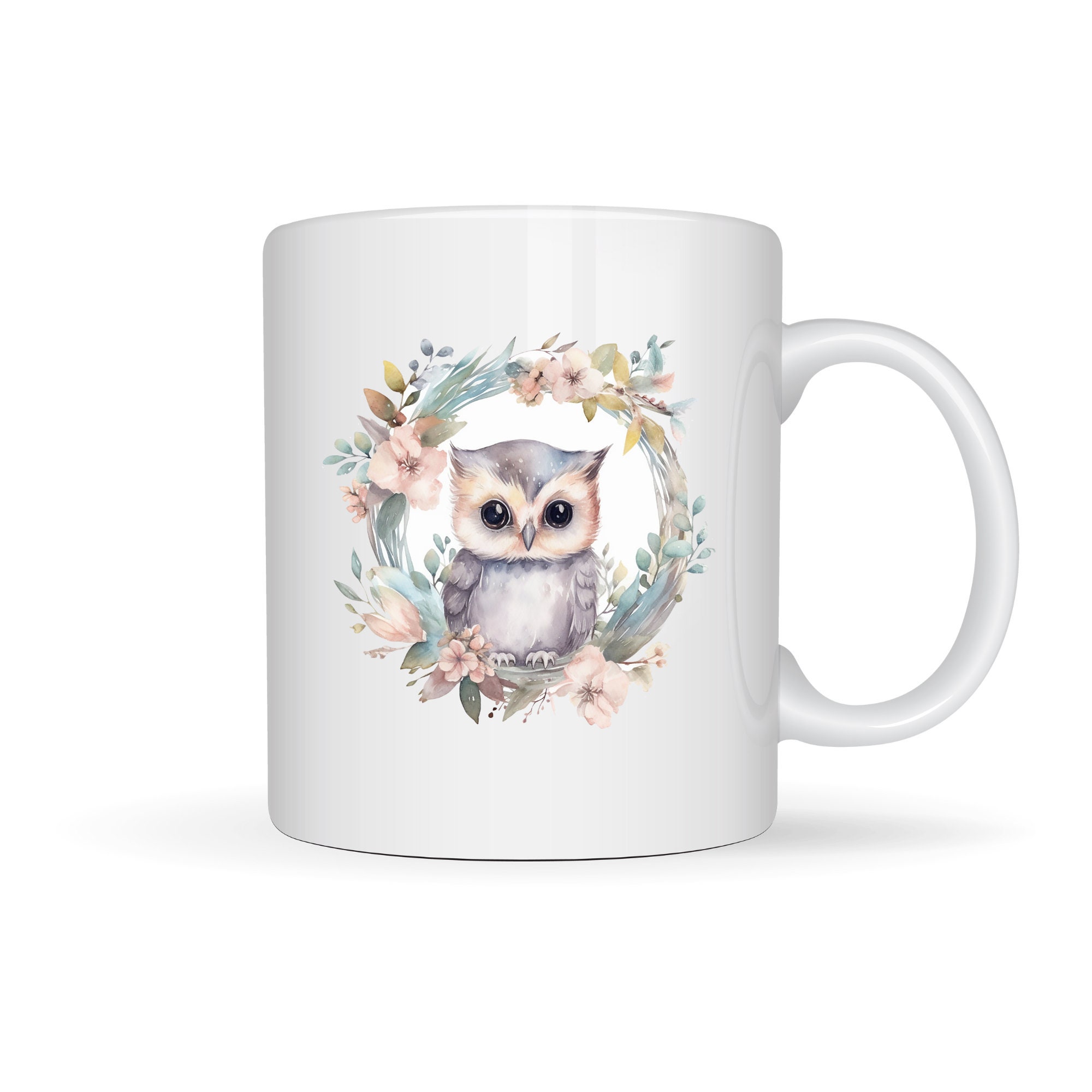 Cute, Happy Baby Owl, PNG Instant Download Sublimation Graphics Owl ...