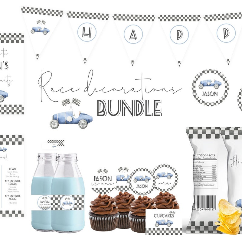 Race Car Party - Etsy