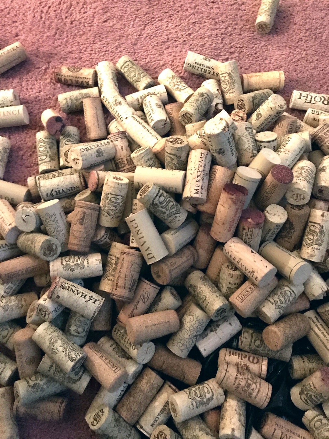 50 Natural Wine Corks Used Wine Corks All Natural Corks Recycled Wine ...