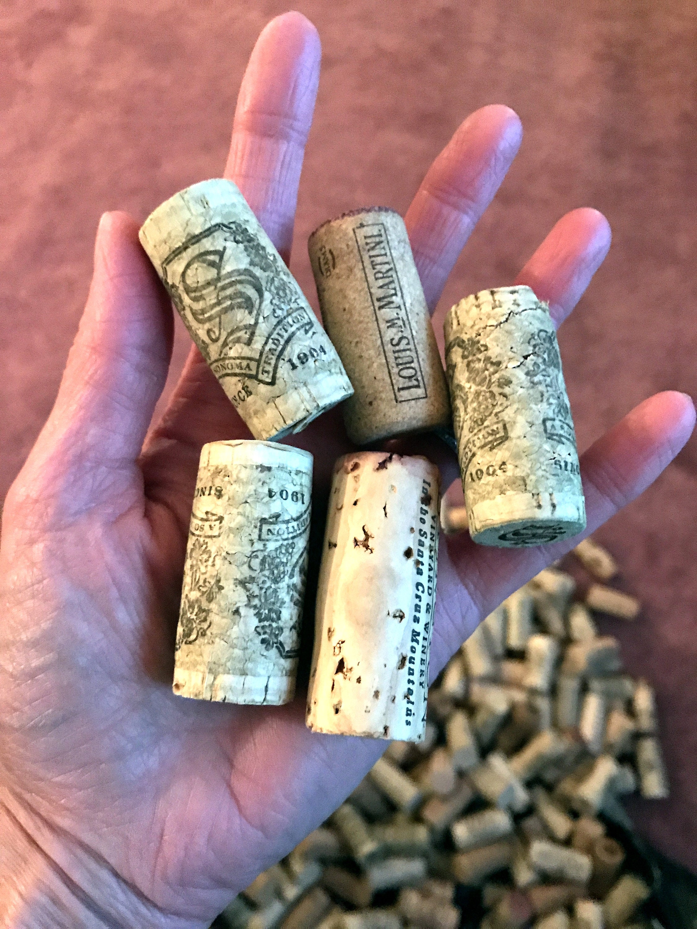 50 Wine Corks Used Wine Corks All Natural Corks Recycled Wine Corks for ...