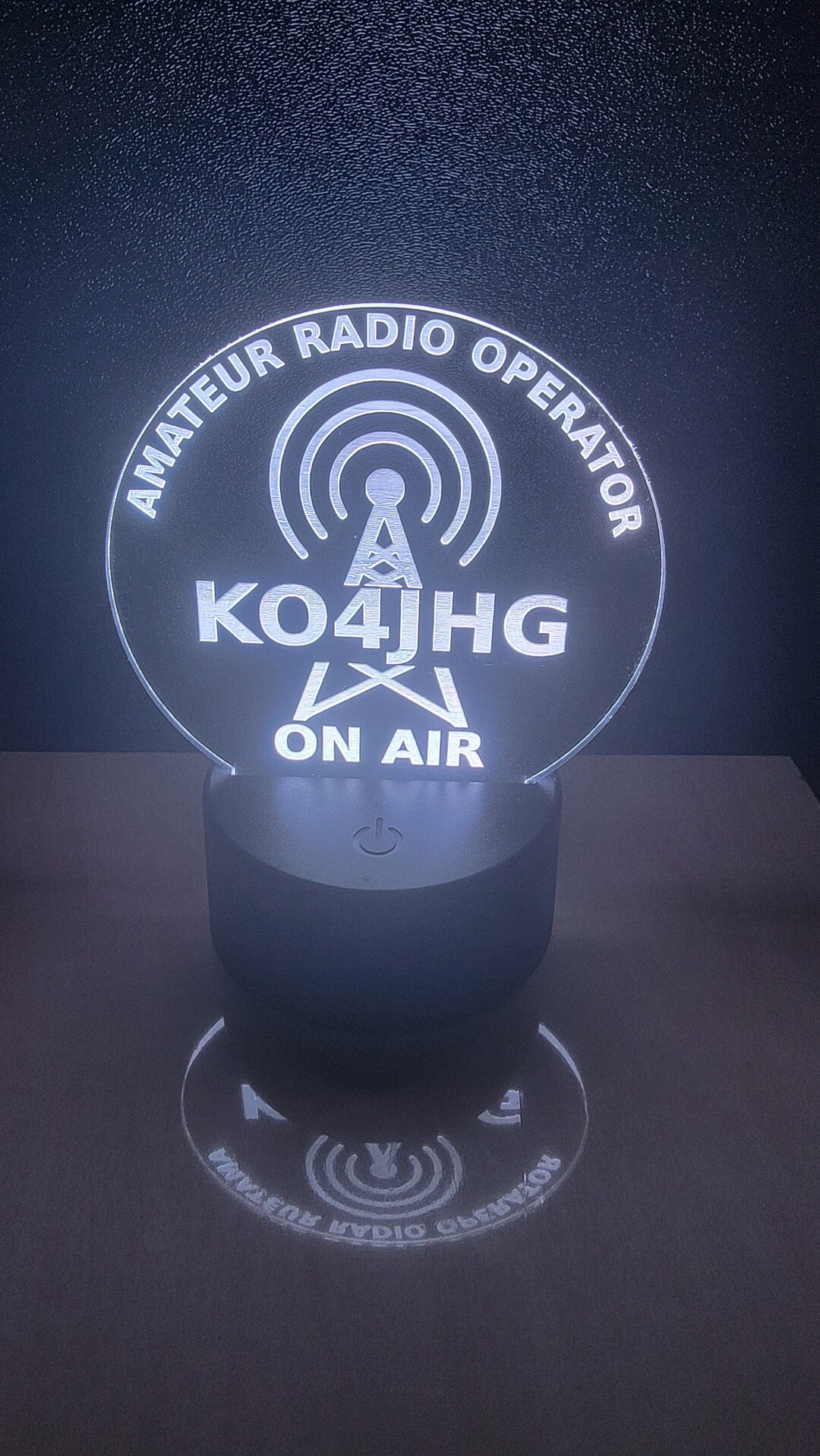 LED Desktop Ham Radio Callsign - Etsy