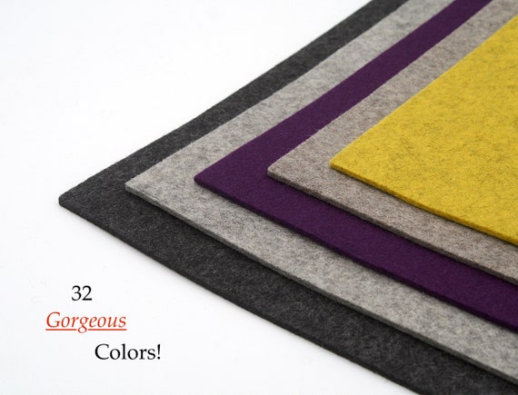 13 X 18 3mm Thick 100% Merino Wool Felt Sheet | Etsy