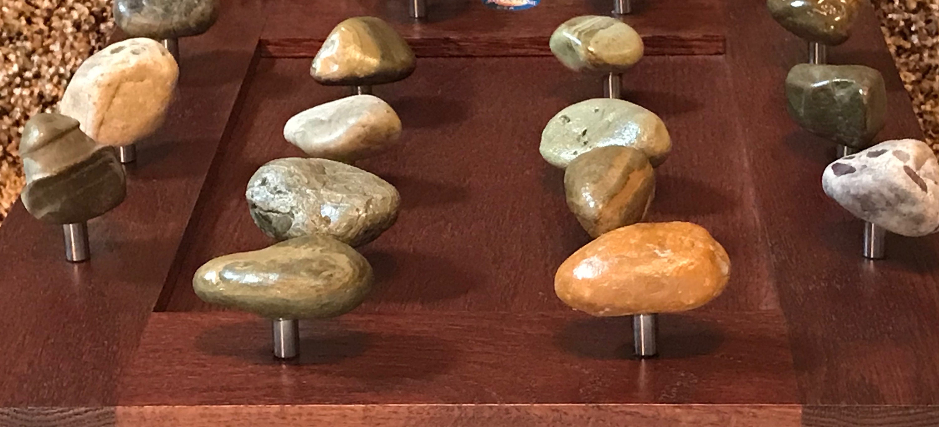 Small Montana Stone Pulls and Knobs, Multicolored - Etsy