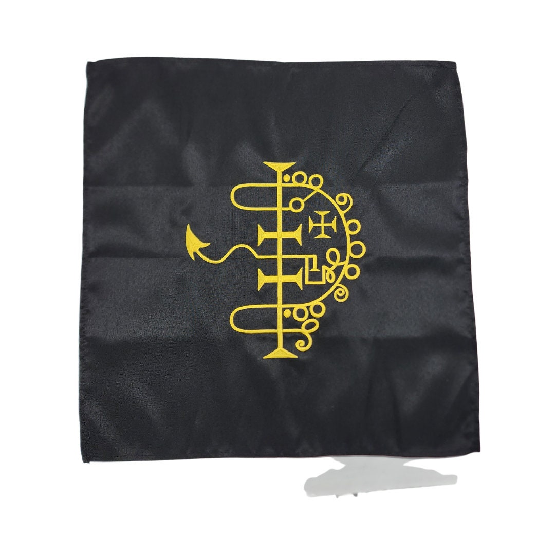 Embroidered Asmoday Conjuring Altar Cloth – Harness the Fires of Power ...