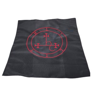 Lilith Conjure Cloth - Altar Cloth - Rituals - Invoking Voodoo Veve - Etsy