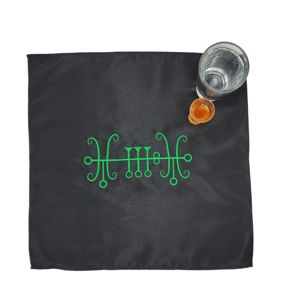 Sallos Embroidered Altar Cloth – Goetic Sigil of Love, Desire ...